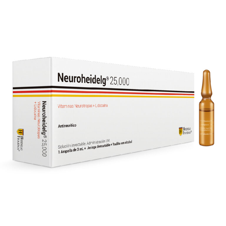 NEUROHEIDELG 25,000 2ML X 1 AMPOLLA - Drogueria